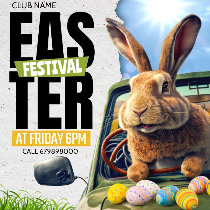 easter club party Template | PosterMyWall
