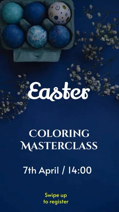 Easter Coloring Flyer Template | PosterMyWall