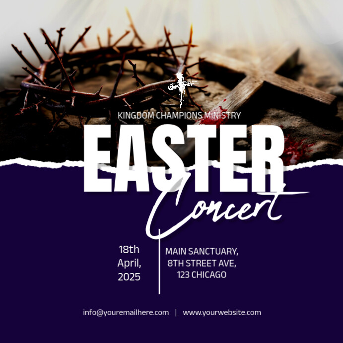 Copy of easter concert | PosterMyWall