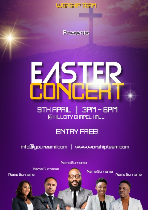 easter concert Template | PosterMyWall