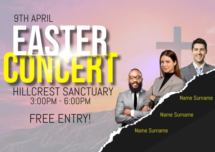 easter concert Template | PosterMyWall