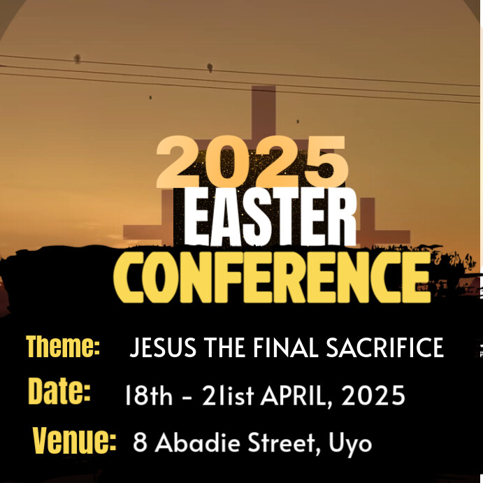 Easter Conference Template | PosterMyWall