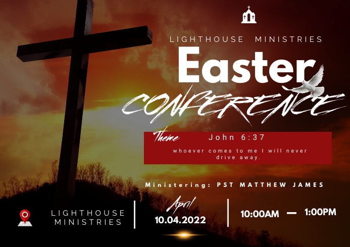 Copy of Easter conference flyers | PosterMyWall