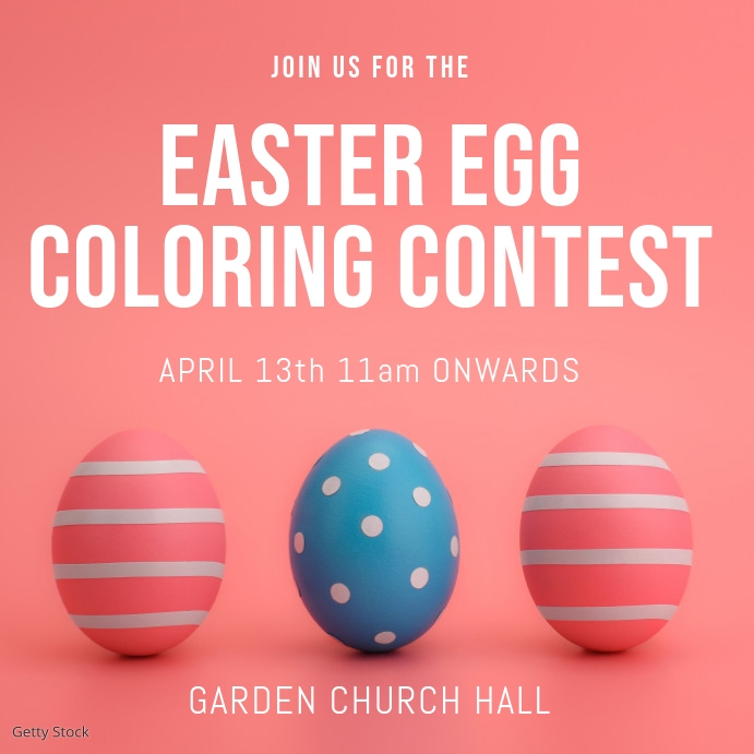 Copy of easter contest template | PosterMyWall