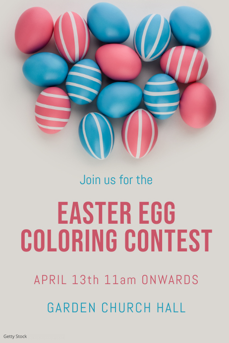 easter contest template | PosterMyWall