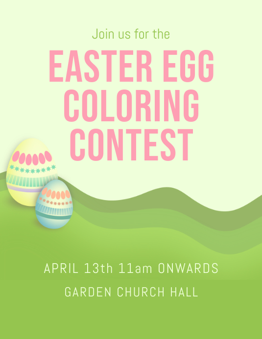 easter contest template | PosterMyWall