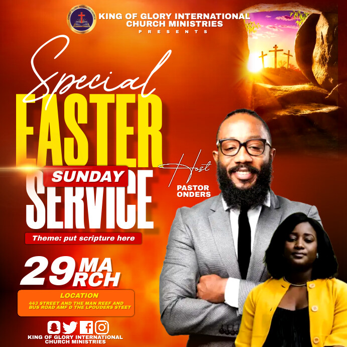 easter convention Template | PosterMyWall