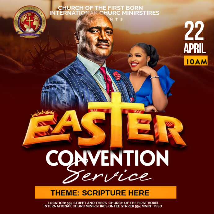 easter convention Template | PosterMyWall