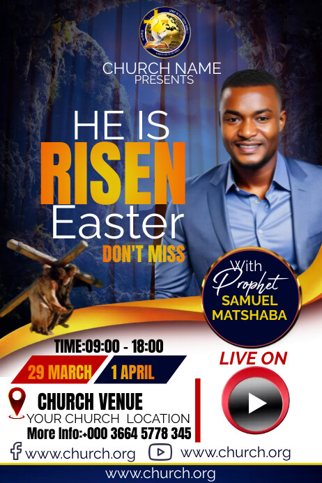 Easter Convention Template | PosterMyWall