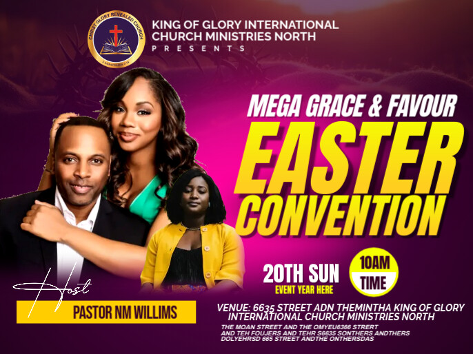 easter convention Template | PosterMyWall