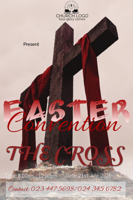 EASTER Convention Template | PosterMyWall