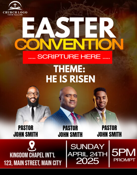 easter convention Template | PosterMyWall