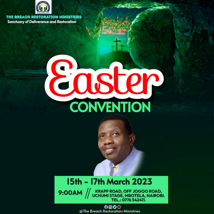 Easter convention Template | PosterMyWall