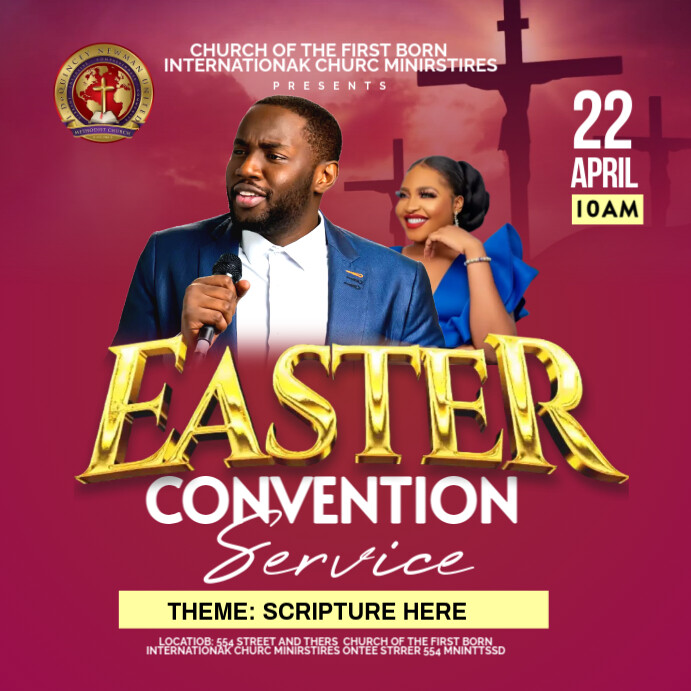easter convention Template | PosterMyWall