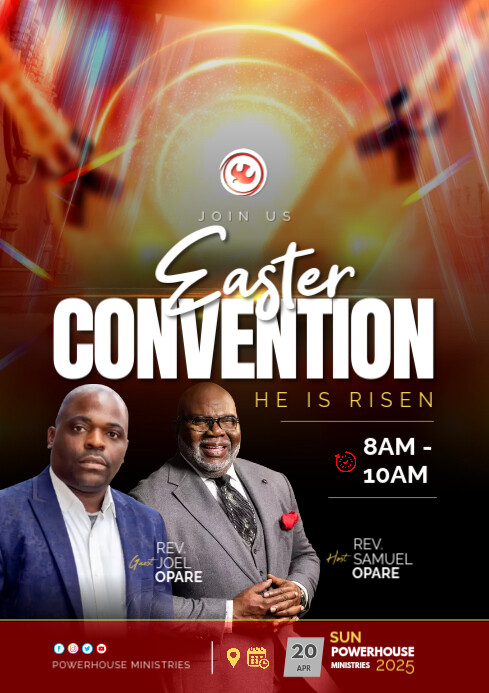 Copy of Easter Convention | PosterMyWall