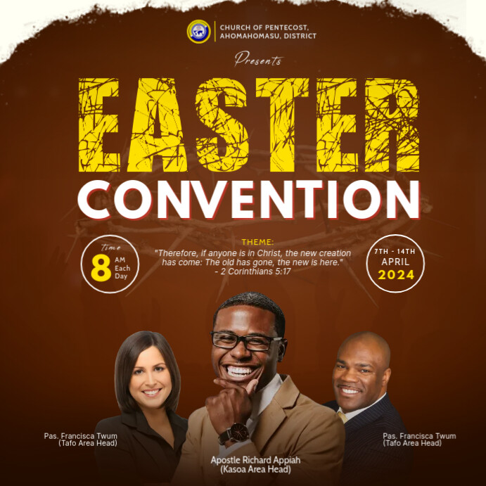 Easter Convention Event Poster Template | PosterMyWall