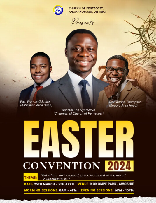 Easter Convention Event Poster Template | PosterMyWall