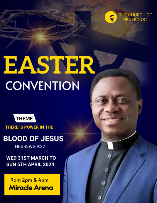 Easter Convention Event Poster Template | PosterMyWall