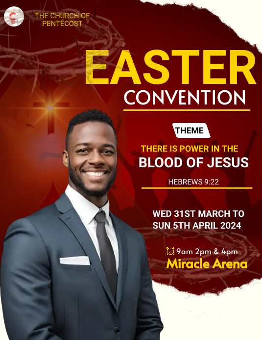 Easter Convention Event Poster Template | PosterMyWall