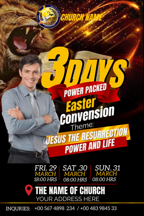 Copy of Easter Convention flyer | PosterMyWall