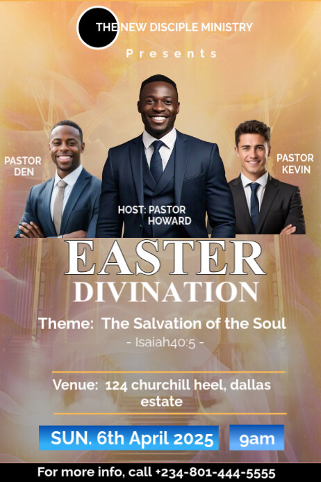 Easter Convention flyer Template | PosterMyWall