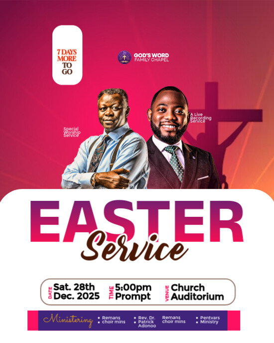 Easter convention poster Template | PosterMyWall