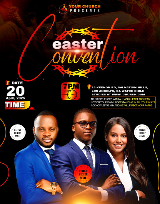 Plantilla de Easter Convertion Flyer | PosterMyWall