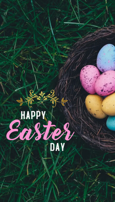 Easter Day Business Caed Template | PosterMyWall