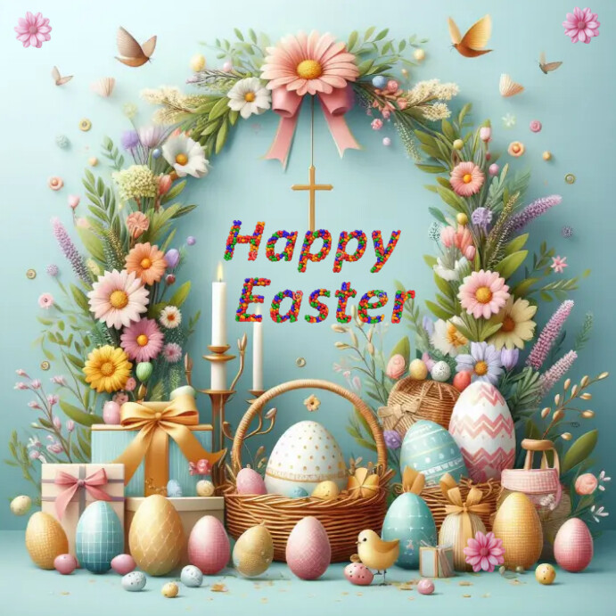 Easter day cards template | PosterMyWall