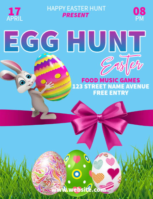 Easter Day Celebration Flyer Template | PosterMyWall