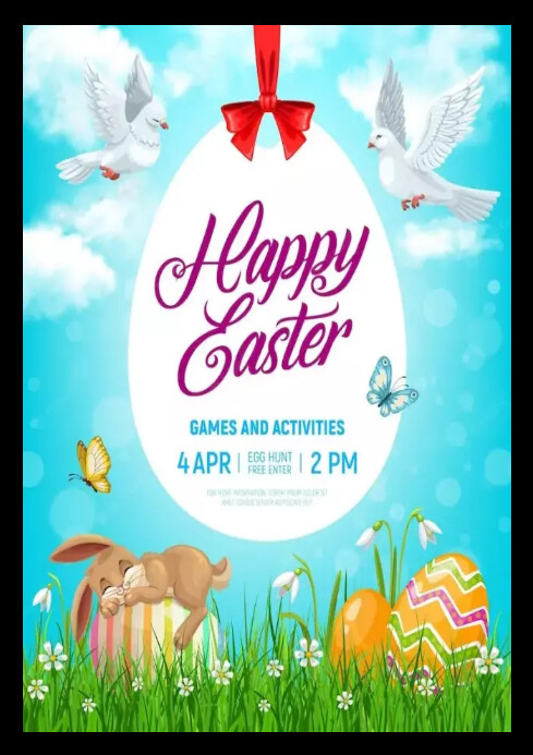 Easter day Template | PosterMyWall
