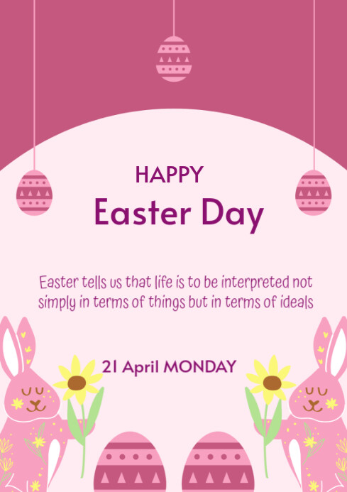 Easter day Template | PosterMyWall