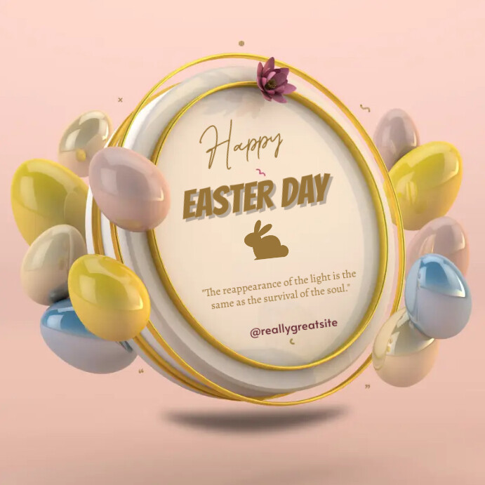 Easter Day Template | PosterMyWall