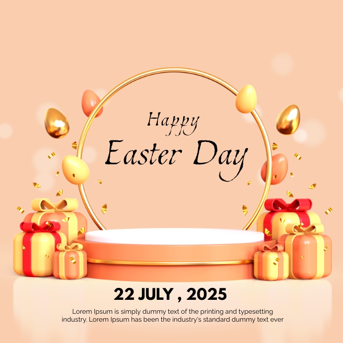 Plantilla de EASTER DAY | PosterMyWall