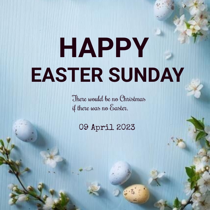 Easter Day Template | PosterMyWall