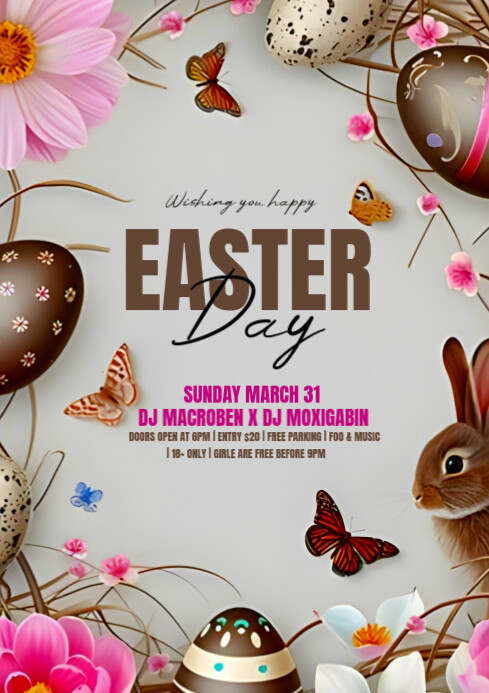 EASTER DAY Template | PosterMyWall