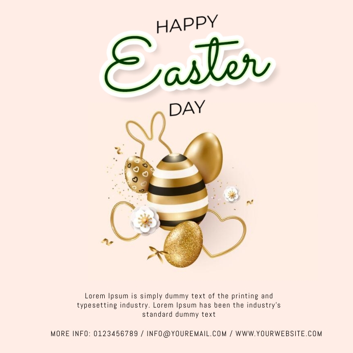 EASTER DAY Template | PosterMyWall