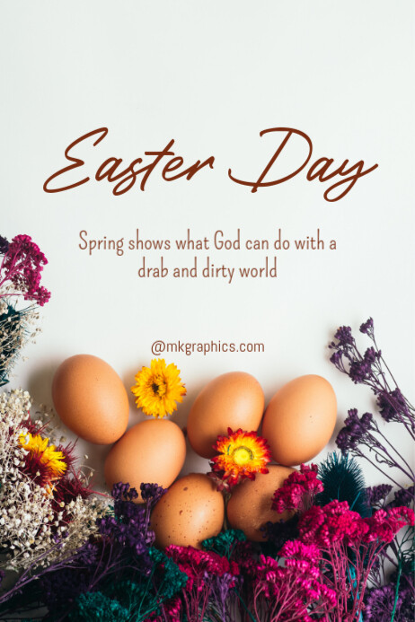 Easter day Template | PosterMyWall