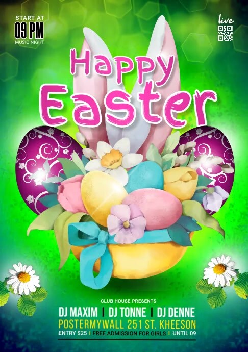 EASTER DAY Template | PosterMyWall