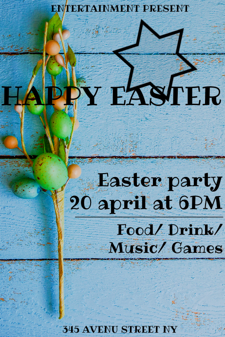 Copy of Easter day flyer template | PosterMyWall