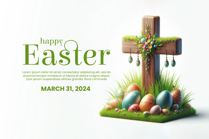 Plantilla de Easter Day Party PosterTemplate | PosterMyWall