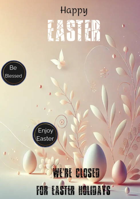 Easter Day Post A4 Template | PosterMyWall