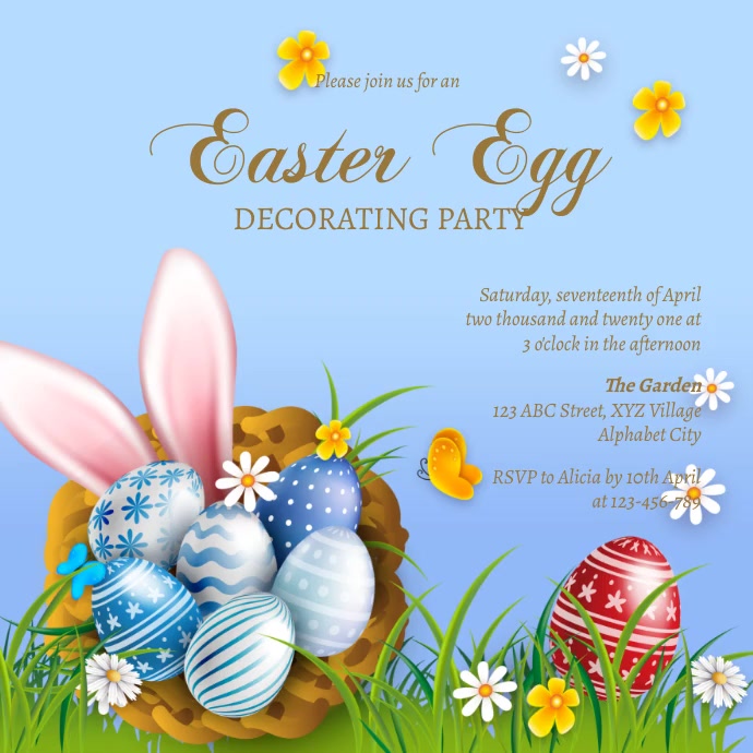 Easter Day Template | PosterMyWall