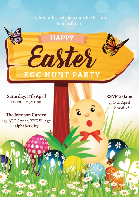 Easter Day Template | PosterMyWall