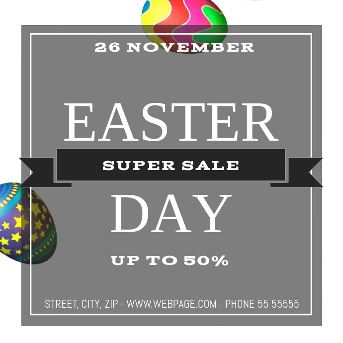 Brosur Templat Video Selebaran Hari Paskah | PosterMyWall