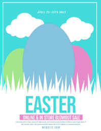 Easter Basket Sale Event Flyer Template | PosterMyWall