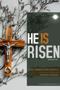 easter church services poster Template | PosterMyWall