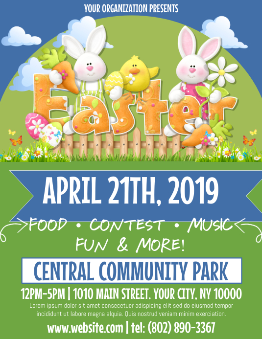 Easter Template | PosterMyWall