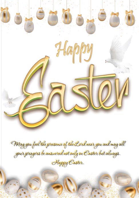 Plantilla de easter | PosterMyWall