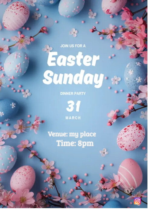 Plantilla de Easter | PosterMyWall